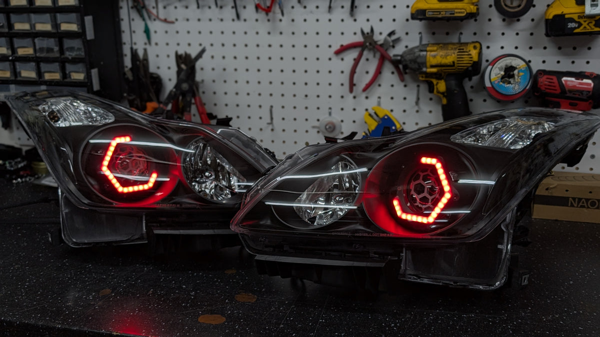G37 Coupe Hex RGBW Flow Headlights (Ready to ship) – Yunique LED LLC